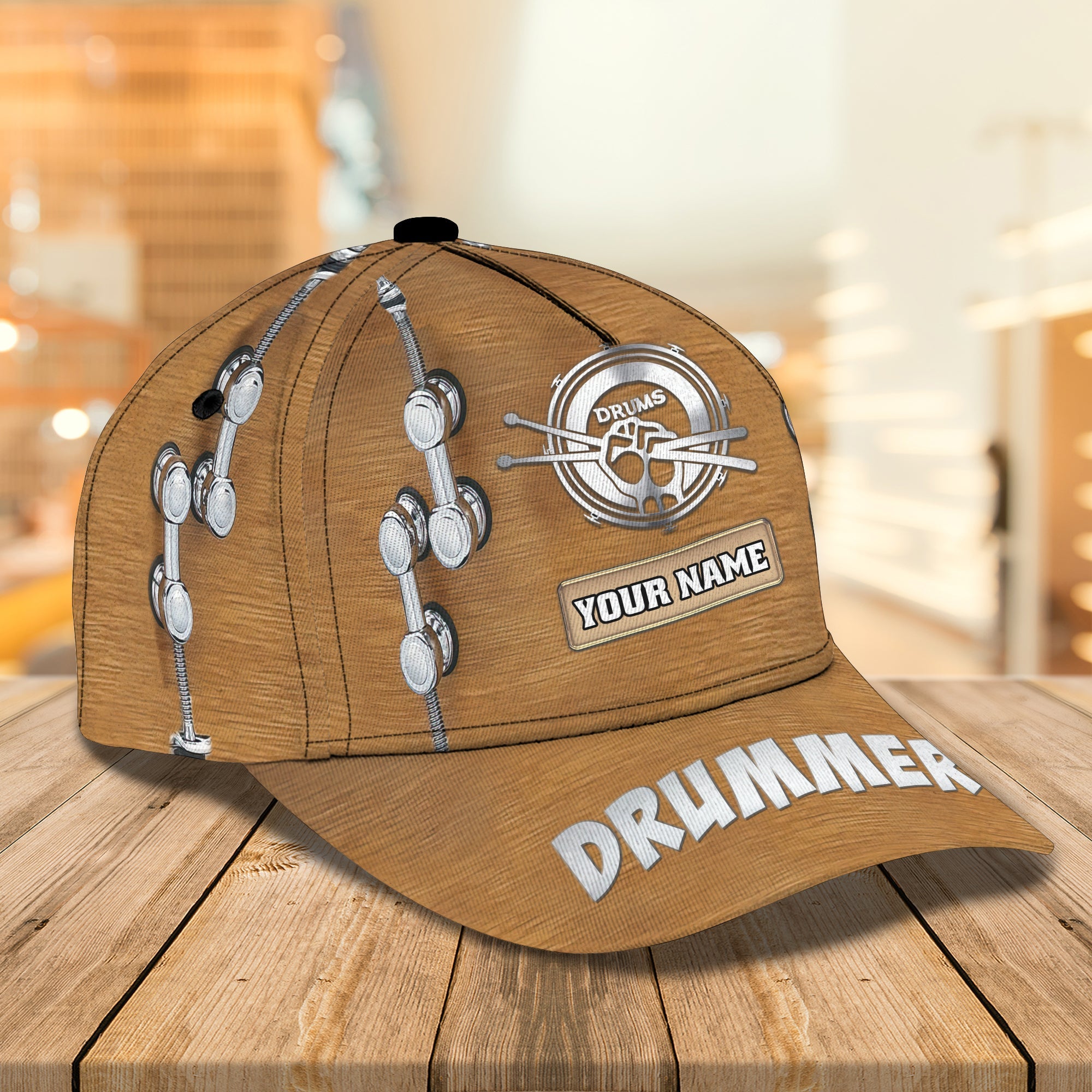 Custom Classic Drummer Cap - Personalized Name Trucker Hats Custom Hats ...