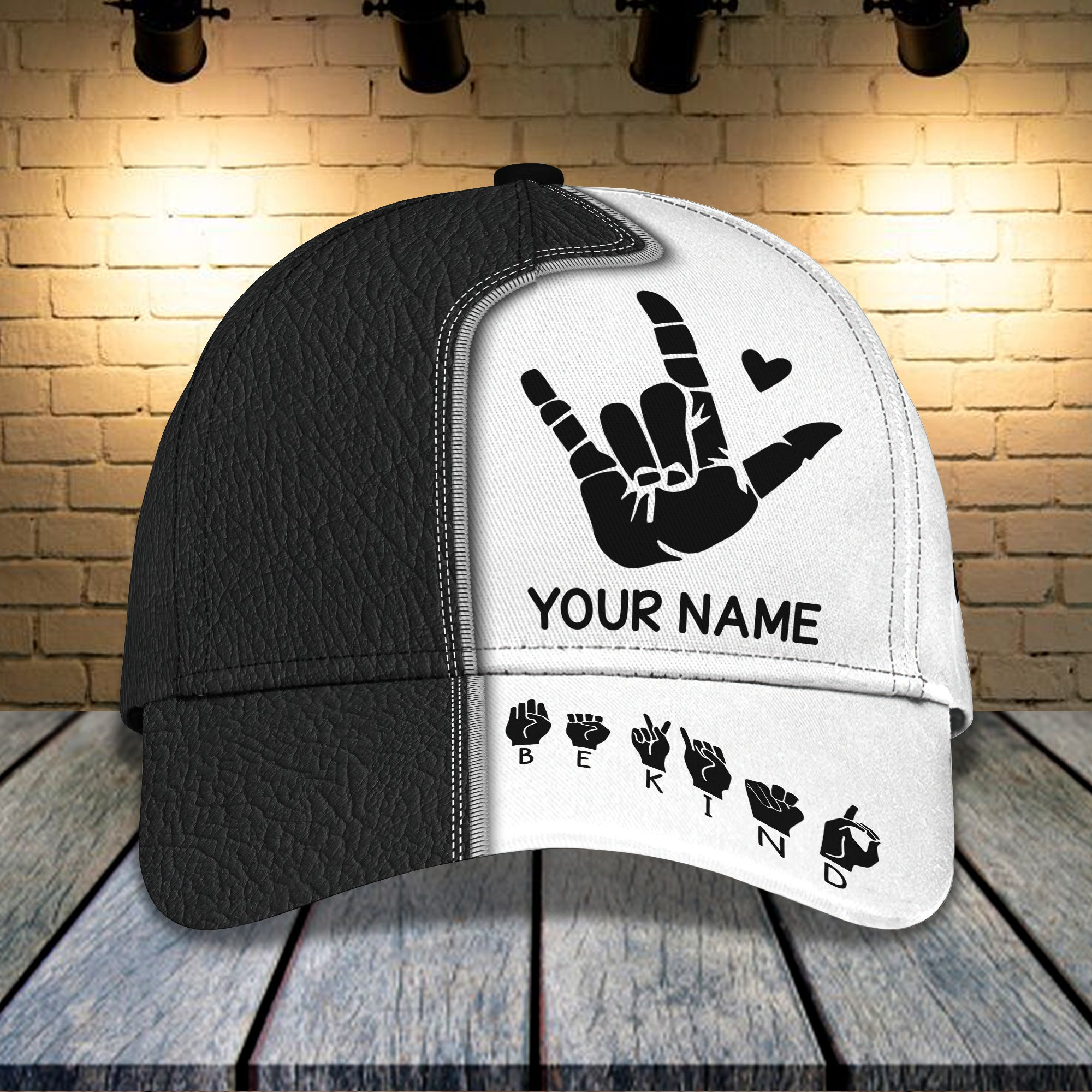 Custom Personalized Sign Language Cap Trucker Hats Custom Hats Gifts ...