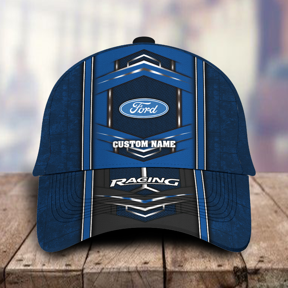 Ford Racing 3D Classic Cap Custom Name Personalized Car Motor Hat ...