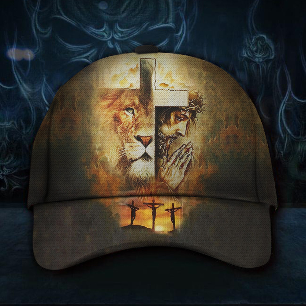 Jesus Christ God Lion Hat Faith Religious Christian Hats For Men Dad ...